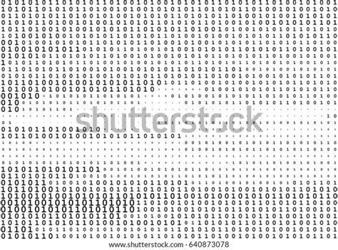 stream line binary code black white stock vector royalty free