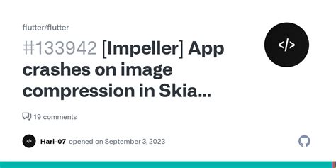 Impeller App Crashes On Image Compression In Skia With Wide Gamut Enabled · Issue 133942