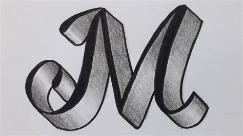 M Drawing 3d 70 3d Letter M Drawing Stock Illustrations Royalty Free