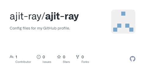 Github Ajit Rayajit Ray Config Files For My Github Profile