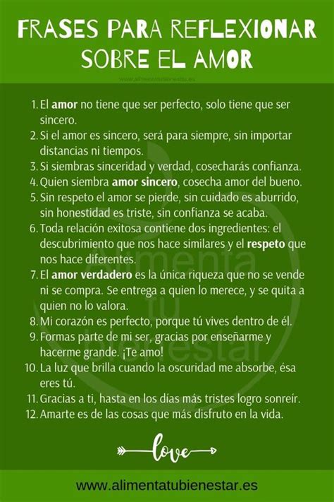 Una Ayuda Para Reflexionar Sobre El Amor Verdadero