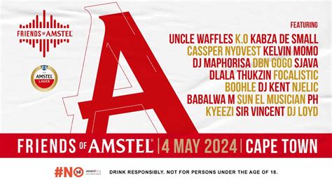 Friends Of Amstel Is Heading For Cape Town Sa Music News Magazine