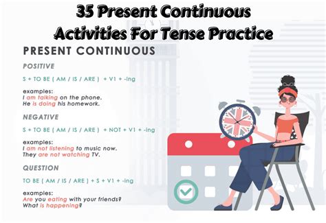 35 Present Continuous Activities For Tense Practice Teaching Expertise