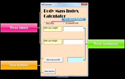 Adding Body Mass Index Calculator Into Excel Switchhost