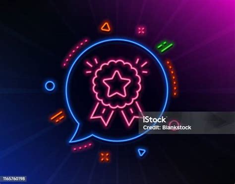 순위 별 선 아이콘입니다 우승자 메달 사인 최고의 순위 벡터 네온에 대한 스톡 벡터 아트 및 기타 이미지 네온 메달 Championship Istock