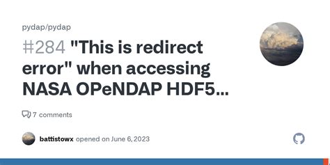 This Is Redirect Error When Accessing Nasa Opendap Hdf5 Files 330