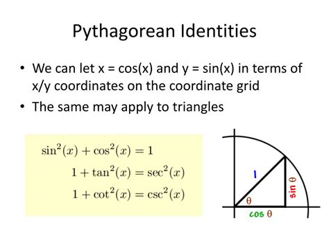 PPT 7 1 1 Trig Identities And Uses PowerPoint Presentation Free Download ID 2757548