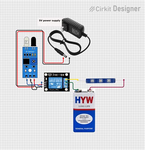 How To Use Ir Led Pinouts Specs And Examples Cirkit Designer