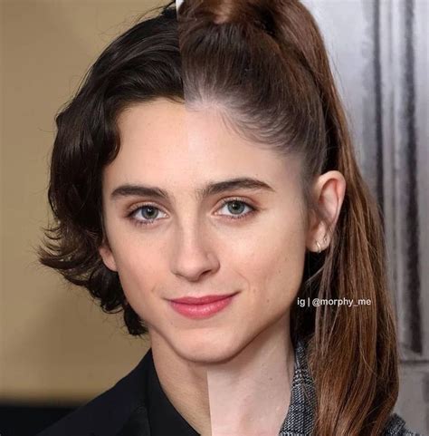 Timothee Chalamet Looks Like Natalia Dyer Célébrités Actrice