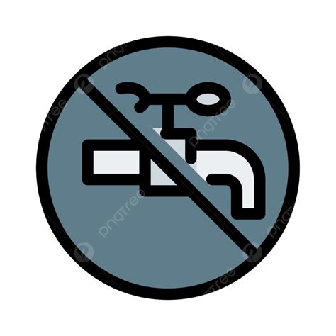 물 없음 취소 금지 주의 흐름 금지 Png 일러스트 및 벡터 에 대한 무료 다운로드 Pngtree