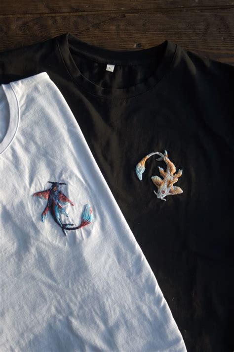 Вышивка на футболках Футболки для пары Футболки Дизайны вышивки