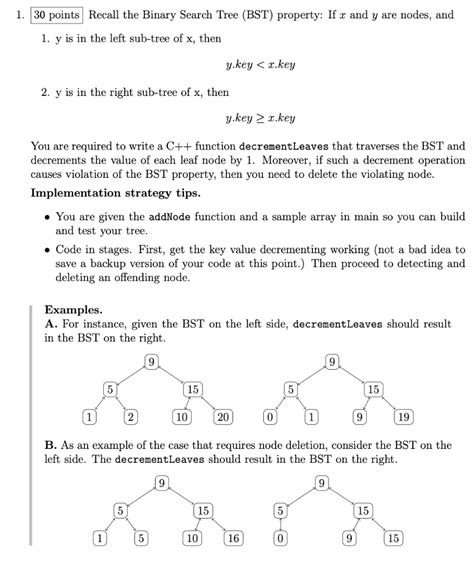 Solved BST Cpp Include Include BST Hpp Using Chegg