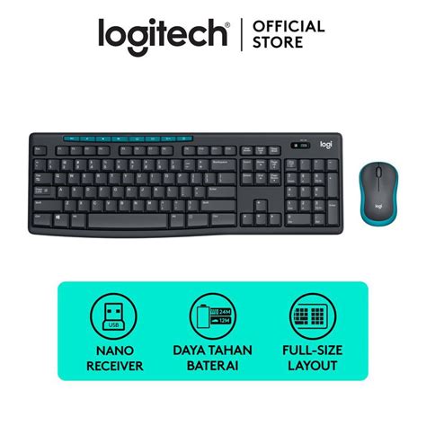 Logitech Mk275 Wireless Keyboard And Mouse Combo