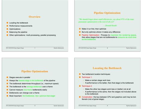 5035 pipeline optimization techniques pdf