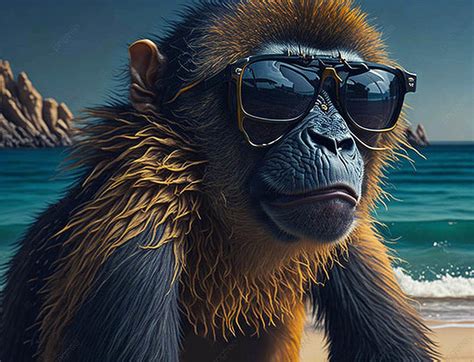 Gambar Background Monyet Kuning Vektor Dan File Psd Untuk Unduh Gratis