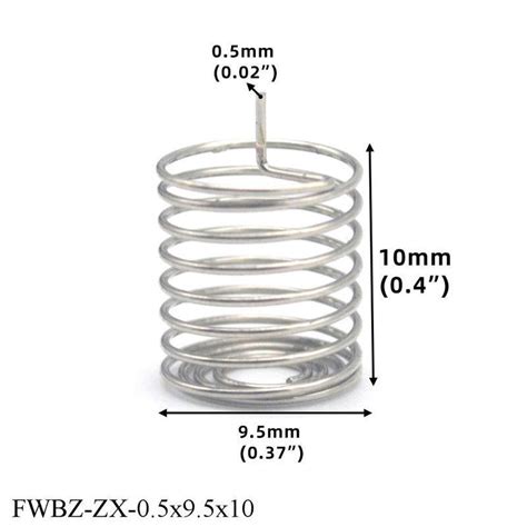 20pcs Switch Carbon Steel Electronic The Key Sensor Conical Board Flat Button Capacitive Coil