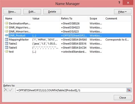 Vba Named Range In Excel Gets The Count But Not The Value Stack Overflow