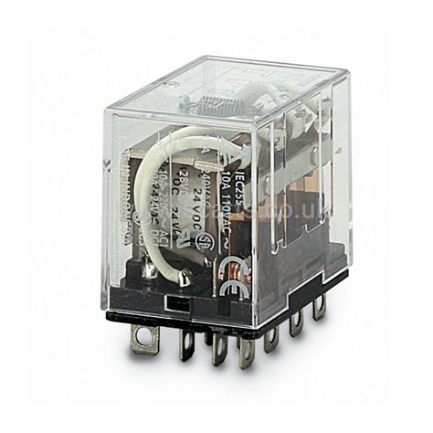 Ly4nac230 Omron 116375 Ly4 5072g 14 Pin Relay Led Indicator
