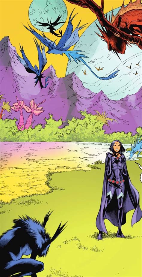 Raven On Tamaran Dc Comics Wallpaper Raven Comics Dc Comics Art