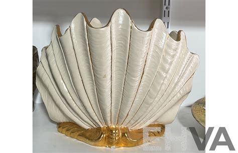 Large Vintage Italian Shell Form Lot 1509531 Ehva
