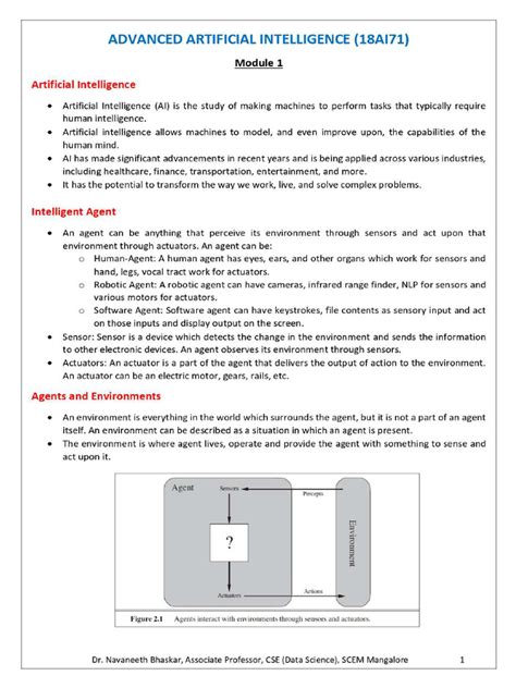 Aiml Mod 1 Pdf