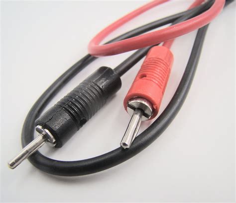 Mm Patch Cord Red And Black Pair Hacktronics
