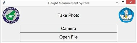 gui display for height measurement download scientific diagram