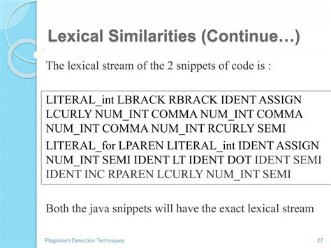 Plagiarism Detection Tools And Techniques PPTX