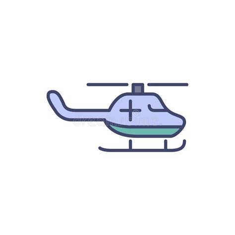 Emergency Helicopter Vector Mesh 2d Model And Triangle Mosaic Icon Stock Vector Illustration