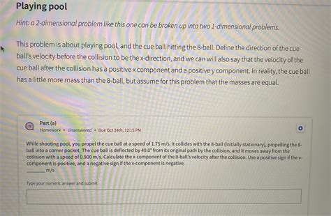 Solved Hint A 2 Dimensional Problem Like This One Can Be
