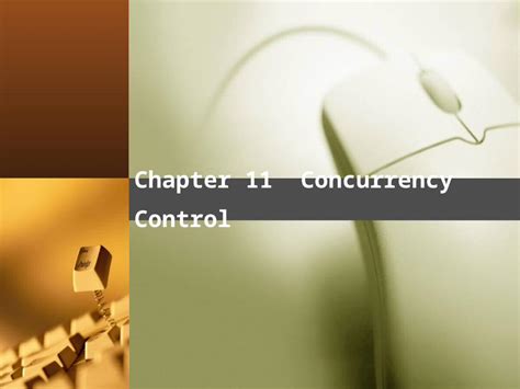 Ppt Chapter 11 Concurrency Control Lock Based Protocols A Lock Is A