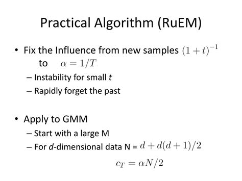 Ppt Recursive Unsupervised Learning Of Finite Mixture Models