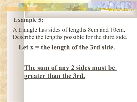 Lesson 5 5 Inequalities In Triangles Ppt