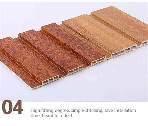 Composite Cladding Fluted Wpc Wall Panel Interior Wall Cladding Timber