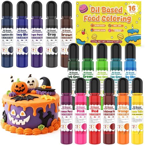 Oil Based Food Coloring For Chocolate 16 Colors