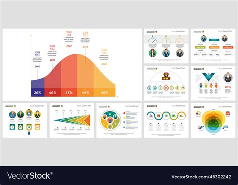 Colorful Workflow Or Teamwork Concept Infographics