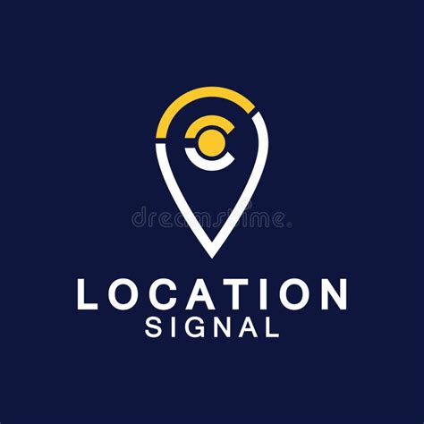 Pointer Map With Wifi Internet Signal Location Connection Icons Logo