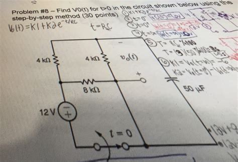 Solved Find V0t For T0 In The Circuit Shown Below Using
