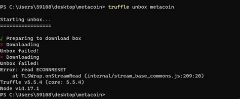 Truffle Unbox Metacoin Error Issue Trufflesuite Truffle Github