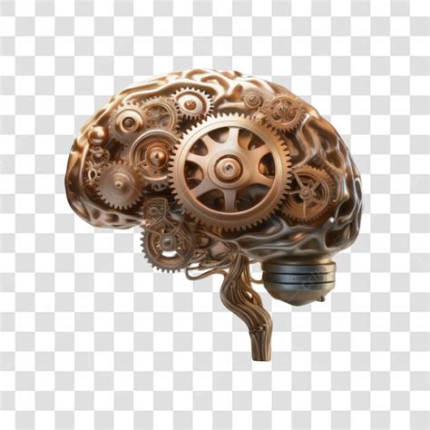 3d Render Cérebro Neurociência Elemento Ícone Psd Png Png Premium