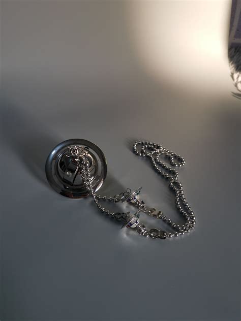 Silver Shines Lighter Orb Necklace With Box Vwnana