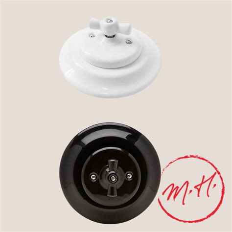Porcelain Recessed Rotary Switch
