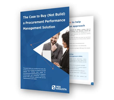 Ebook Build Vs Buy A Procurement Performance Management Solution