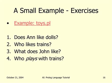 Ppt Artificial Intelligence Prolog Language Tutorial Powerpoint