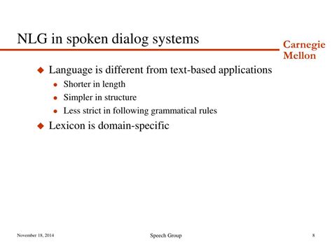 Ppt Stochastic Language Generation For Spoken Dialog Systems Powerpoint Presentation Id6769344