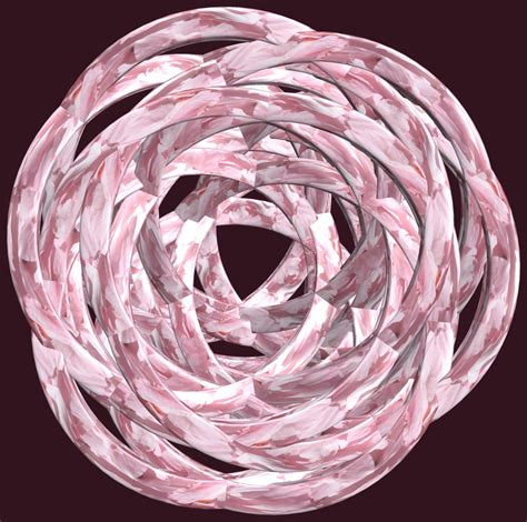 무료 이미지 구조 조직 꽃잎 무늬 담홍색 조명 시원한 이미지 그림 디자인 대칭 3d 그래픽 큰 쇠시리 수학자 Cg