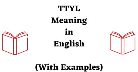 TTYL Meaning In English Use Of TTYL In A Sentence
