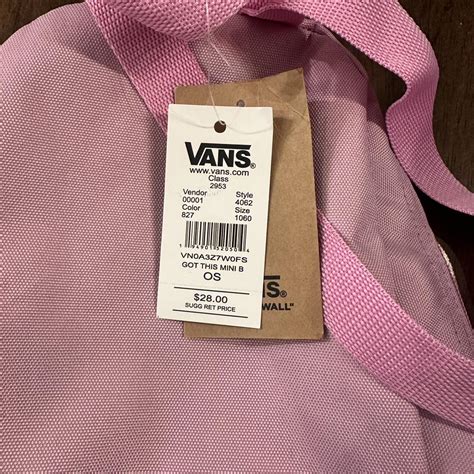 Vans Brand New Pink Mini Backpack With Tags Depop