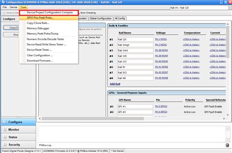 Ucd A Smbus Data Flash Script Files Generated For The Same Project File Are Different And