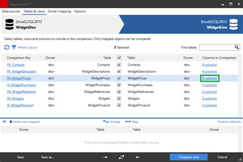 Worked Example Deploying Data In Two Databases Sql Data Compare 12